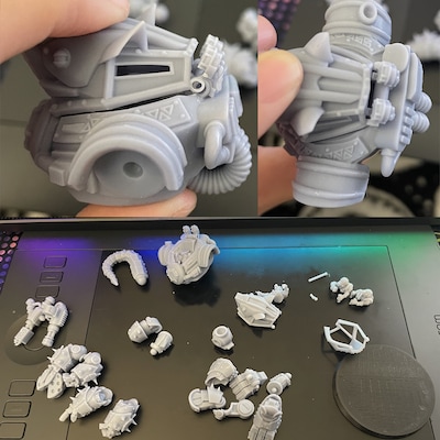 Raticus Clanker Mega Bot 1 Model Bases by Stationforge Miniatures ...
