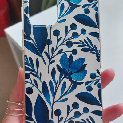 Blue Floral for Samsung Galaxy S10 Case Samsung Note 10 S10 Case S9 ...