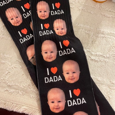 Custom Father's Day Socks, Custom Face Socks, Personalized Socks, Gifts ...