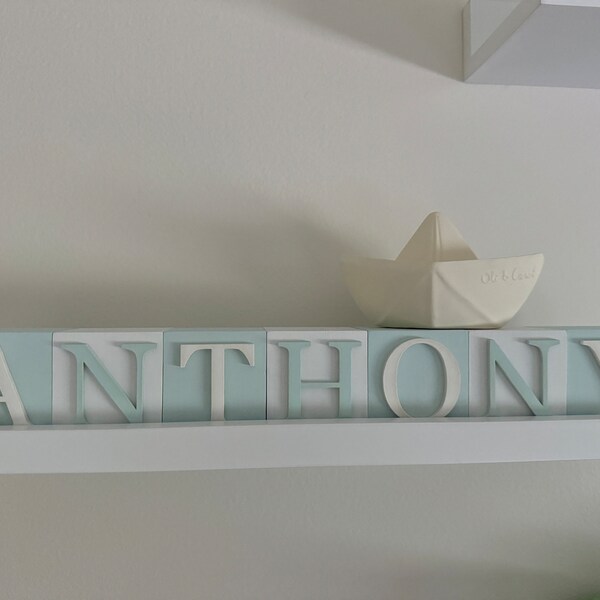 Custom Baby Name Baby Blocks, Baby Name Blocks Baby Shower, Baby Name ...