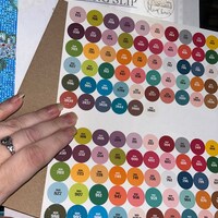 DMC Diamond Painting Labels, Color Coordinated DMC Stickers for Diamond ...