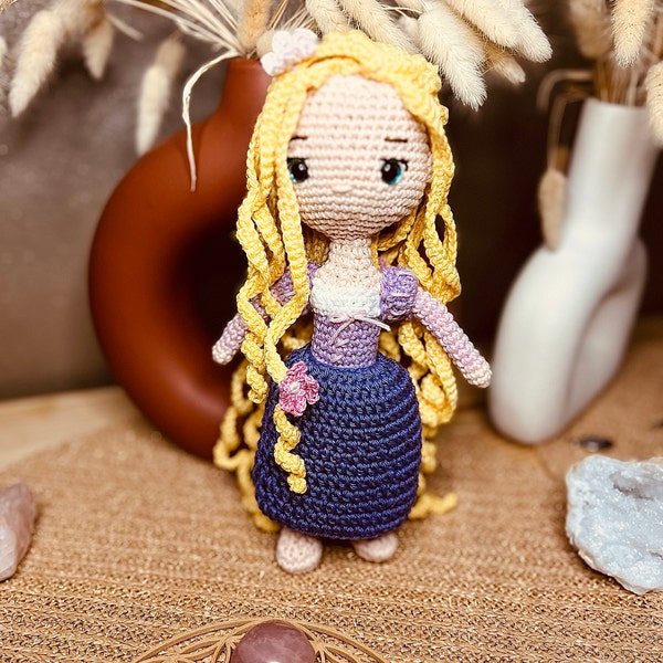 Crochet Princess Merida Doll Pattern, Amigurumi Merida Doll, Amigumi ...