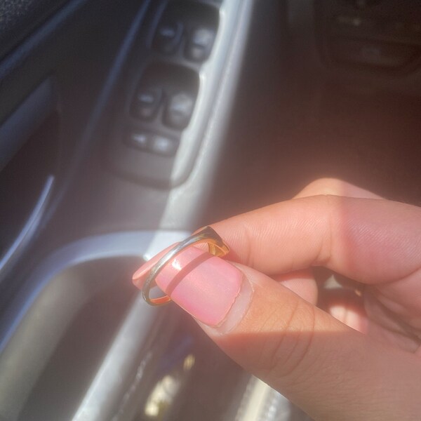 18K Gold Signet Ring Pinky Ring Stackable Rings Minimalist Ring Rings for Women Gold Ring Dainty ...