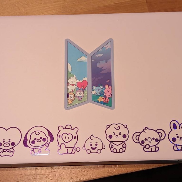 BT21 Baby Decal Set - BTS Bangtan Vinyl Decal for Car, Laptop, Window ...