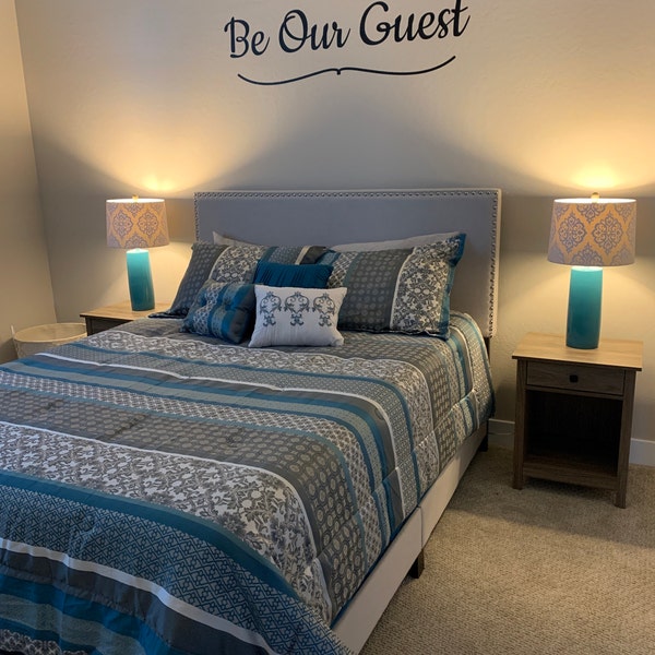 Be Our Guest Wall Decal Vinyl Sticker Guest Room Decal Welcome Sign ...