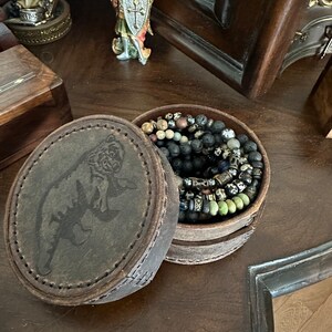 Star Leather Christmas Tree Ornament Holiday Handmade Unique - Etsy