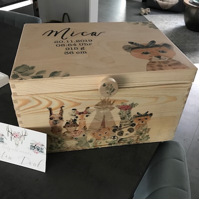 Memory Box, Memory Box, Memory Box Personalized, Memory Box Boho ...