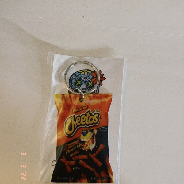 Xxtra Hot Cheetos Keychain ( Hot Cheetos Black Bag, Chips) - Etsy