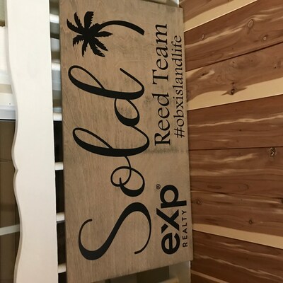 Personalized Real Estate Agent Sign, Custom Real Estate Sold Sign, Real ...