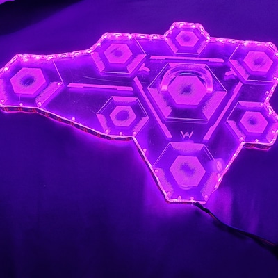 Overwatch Sombra Hack Light up Prop Cosplay, Comiccon, Costume ...