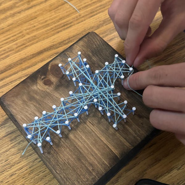 DIY Cross String Art Kit - Etsy