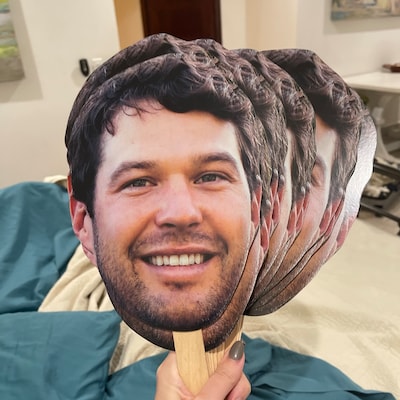 Custom Heads on a Stick Birthday Custom Bachelorette Supplies Big Head ...