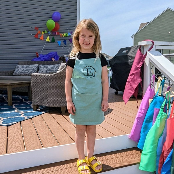 Personalized Family Aprons: Matching Cotton Aprons for Cooking & Baking ...