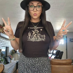 Crazy Cowgirl El Ray Art Short Sleeve Tee - Etsy