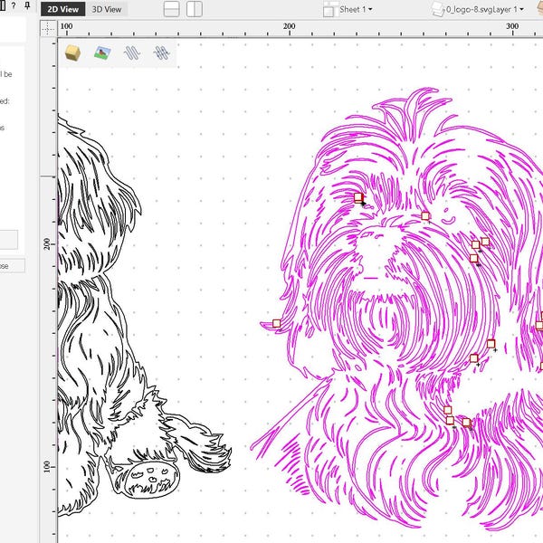 Great Pyrenees Svg Dog Full Body Peeking Head Ears Files Cricut Clipart ...
