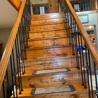 Family Stair Riser Decals, Stair Decals, We Are Family Decals ...