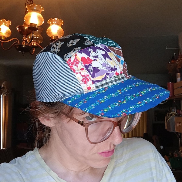 5-panel Hat Pattern 5 Panel Cap for Hiking Sewing Pattern With Bug ...