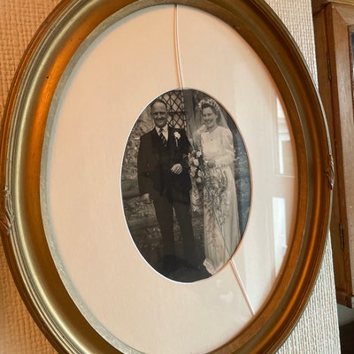 Oval Picture and Photo Frame Mounts Grey - Etsy