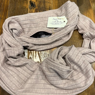 Choose Your Colors Secret Pocket Infinity Scarf Choose a - Etsy
