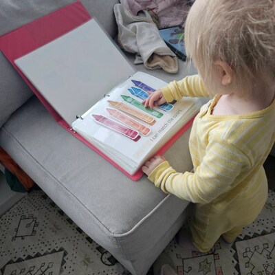 Busy Book Printable Toddler Activities Montessori Homeschool Resources ...