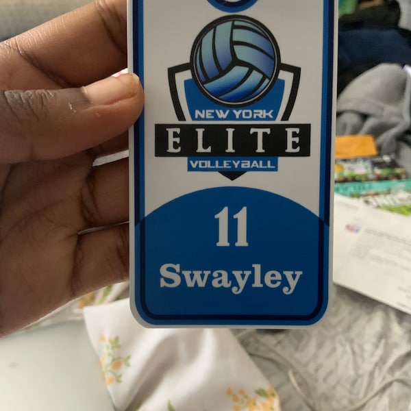 Custom Sports Team Bag Tag, Bag Tags for Football, Hockey, Baseball ...