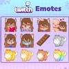 YUJI ITADORI Cute Emotes Twitch | Pack 6 | Jujutsu Kaisen Emotes ...