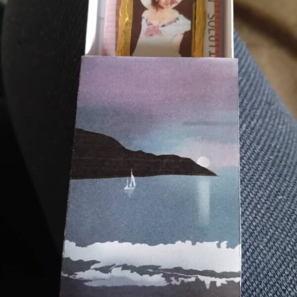 Handmade Poem Book in a Matchbox, Adlestrop by Edward Thomas. Gift for ...