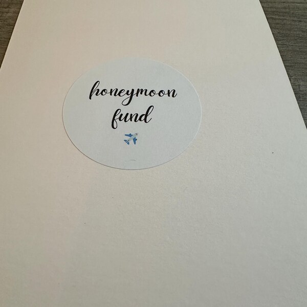 Cursive Newlywed Blend | 2 Inch Round Matte Stickers | Wedding Favor ...