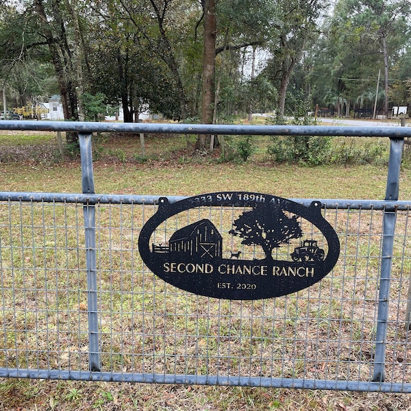 Metal Farm Sign, Farm Sign, Barn Cow Calf Chicken Tractor Sign, Metal ...