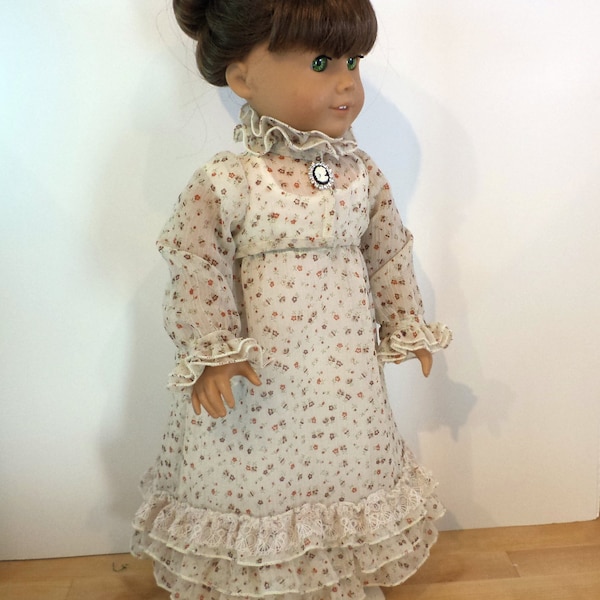 PDF Sewing Pattern Emma 1815 Morning Dress Regency for 18 Inch Dolls - Etsy