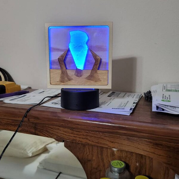 Asheron's Life Stone / Lifestone Night Light - Etsy