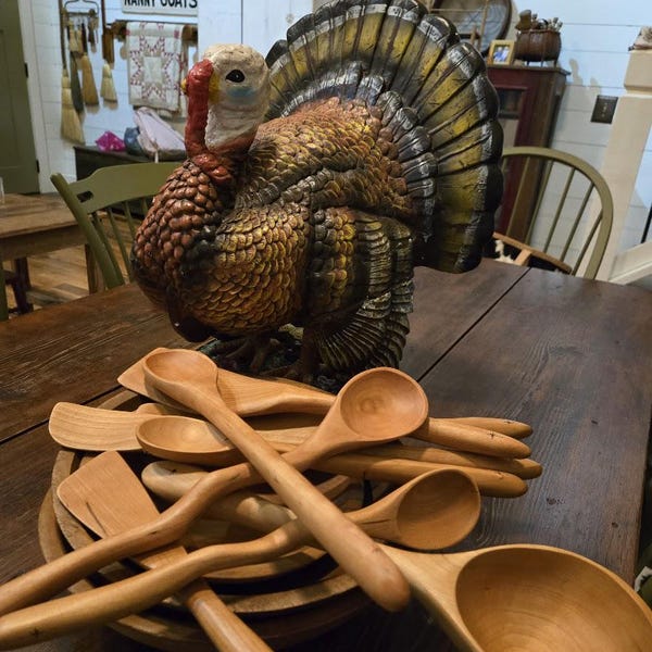 10" Mini Wooden Spurtle - Small Handmade Utensil Made in the USA With ...