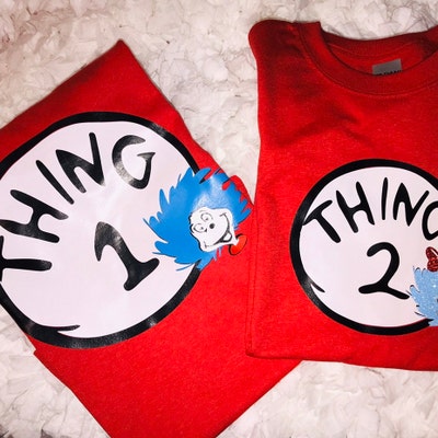 Thing 1, Thing 2, Thing 3, Thing SVG, Thing Clipart, Thing Cut File ...