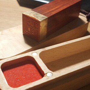 Custom Chinese Name Chop / Personal Asian Stamp Seal / Natural Red ...