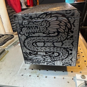 AR-15 Firearm Mechanical Gear Pattern Laser Engraving Design | Custom ...