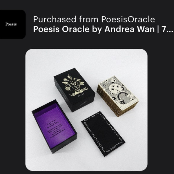 Poesis Oracle Deck: Art and Poetry Cards for Intuition - Etsy