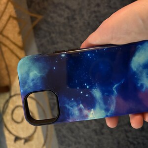 Purple Outer Space AirPod Case for Airpods Pro Hard Cover With Keychain ...