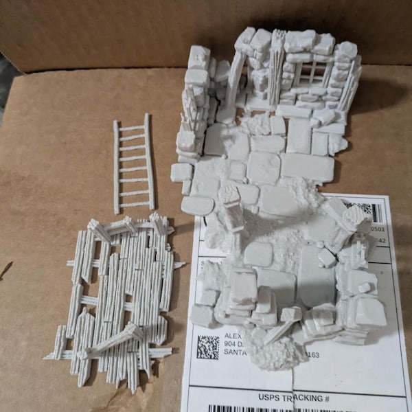 Tabletop Terrain Garrison Guard Post Barracks Dnd RPG Skirmish 32mm - Etsy