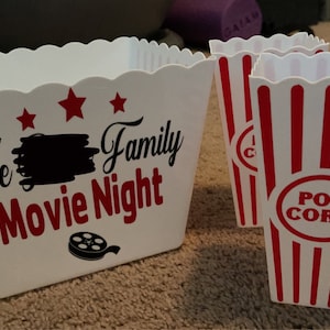 Personalized Popcorn Set /personalized Popcorn Tub/ Party Favors ...