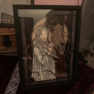 DEVANA A5 Art Print Slavic Goddess Folklore Pagan Art - Etsy