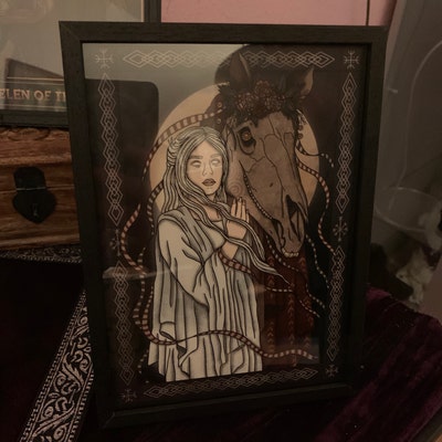 DEVANA A5 Art Print Slavic Goddess Folklore Pagan Art - Etsy