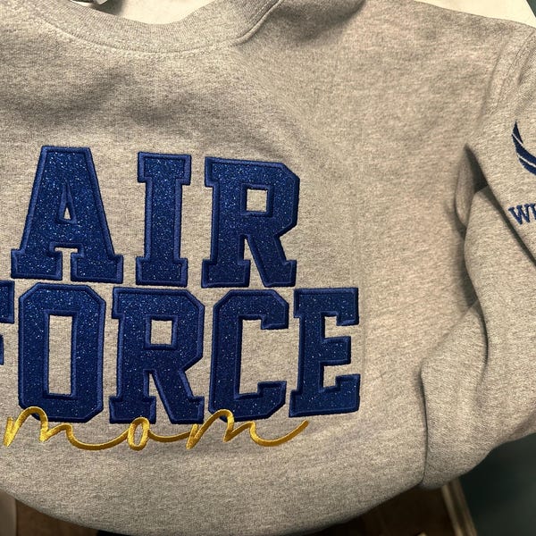 Custom Cheer Embroidered Sweatshirt | Side Bow Sweatshirt | Custom ...