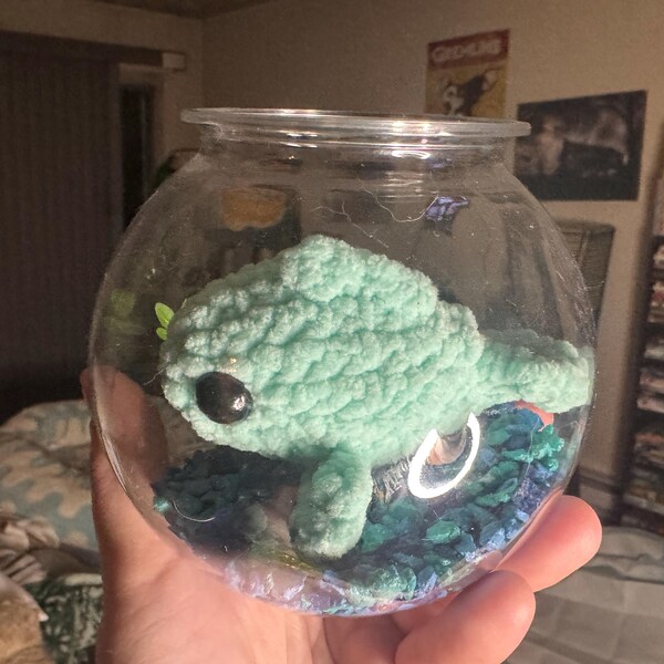 Pixel Bash Pet Fish|desk Pet|classroom Pet|crochet Gifts|no Mess Fish ...