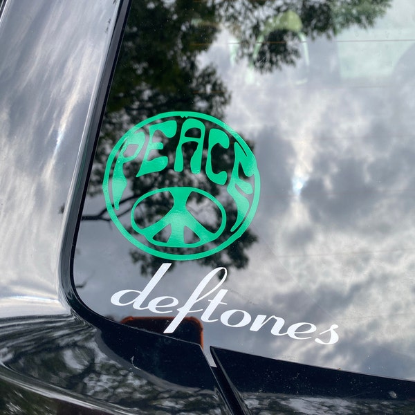 Peace Sign Vinyl Decal Car Window, Mirror, Bumper, Laptop, Yeti ...