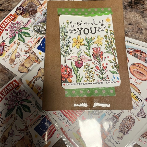 Pennsylvania State Postcard. - Etsy