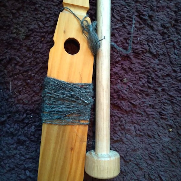 Mayan Spinner Kit With Instructions & Fibre; Spinning Tool; Hand ...