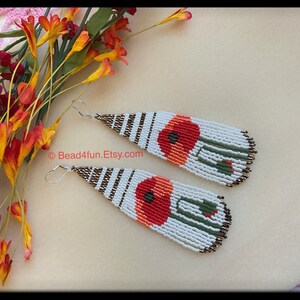 Howling Wolf Full Moon Seed Bead Earring Pattern Brick Stitch - Etsy