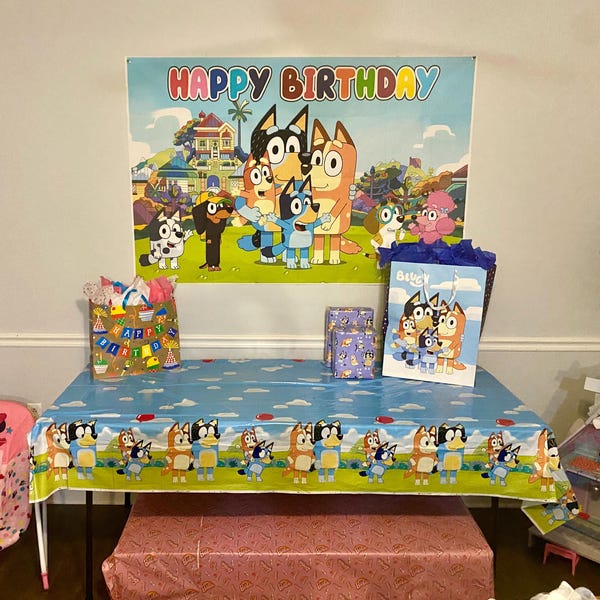 Bluey Birthday Decorations, Party Decorations, Party Supplies, Balloons ...