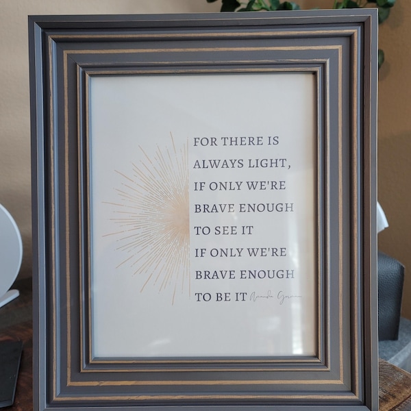 Amanda Gorman Poem Gold DIGITAL Download Print, Inspirational, Poetry ...