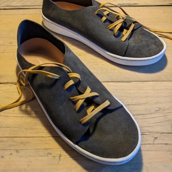 Women's Craft DIY Trainer Shoes - Grey Suede - Etsy